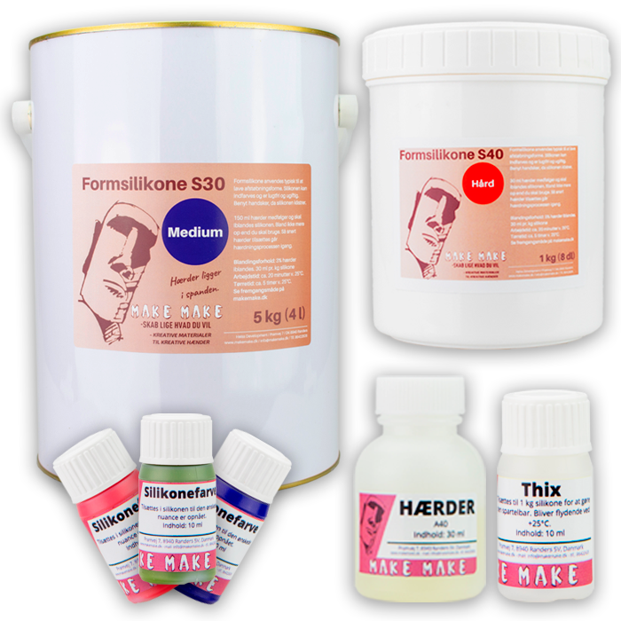 Silikoneforme til beton | Silikone til forme og støbning